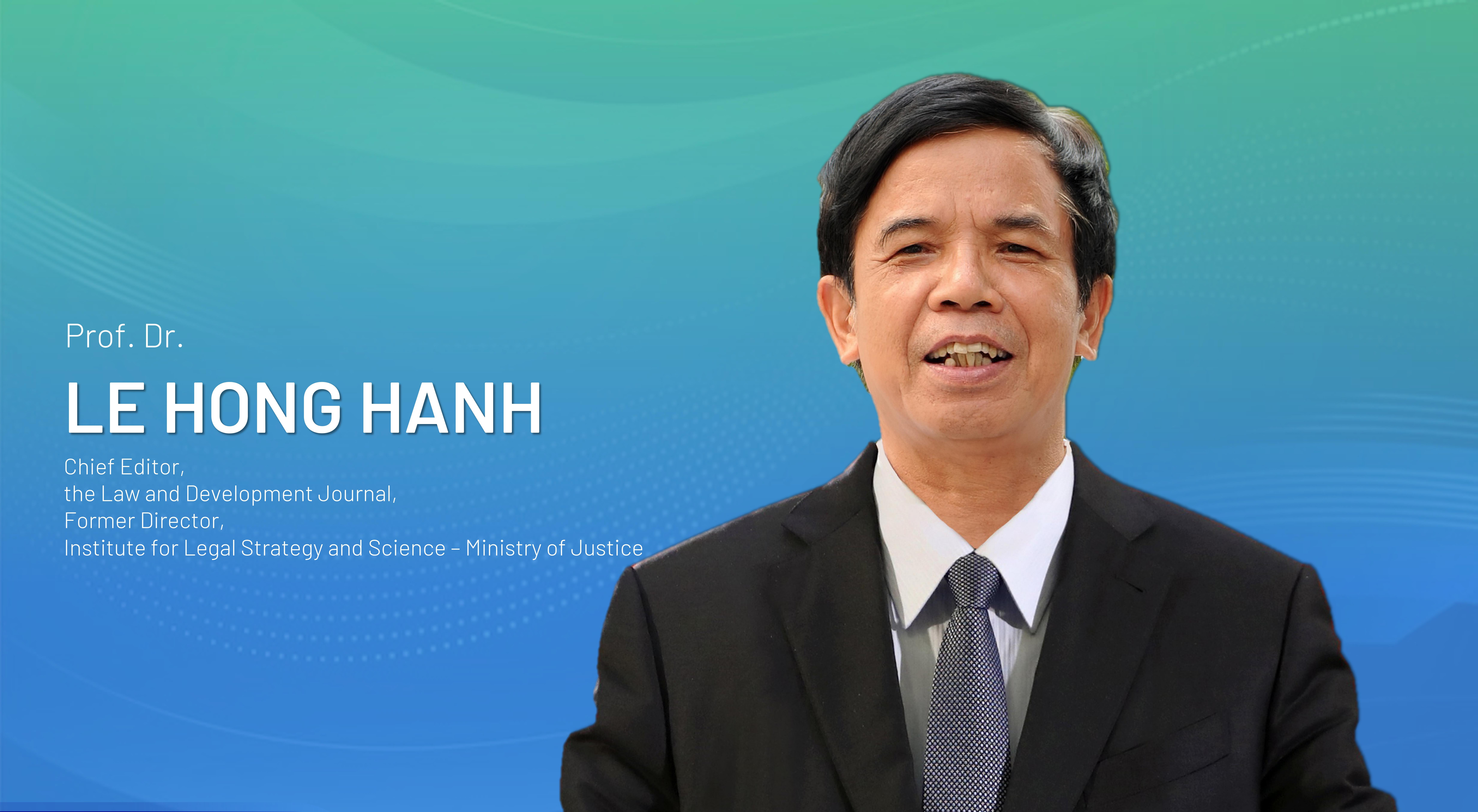 Prof. Dr. Le Hong Hanh elected as President of the Vietnam ...